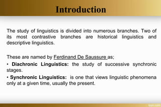 Historical linguistics introduction | PPT
