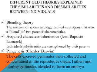 1 history of genetics | PPT | Infertility | Reproductive Health