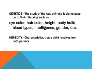 Dr.ASHOK D Kristu Jayanti college History of Genetics.ppt