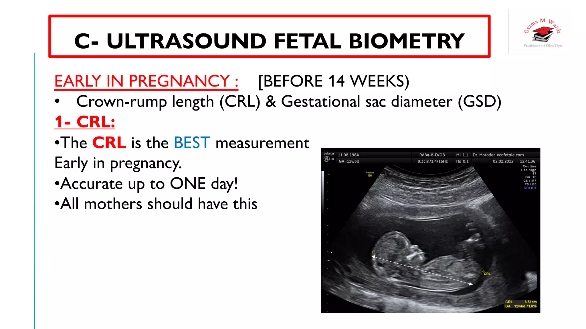 ESTIMATION OF GESTATIONAL AGE | PDF