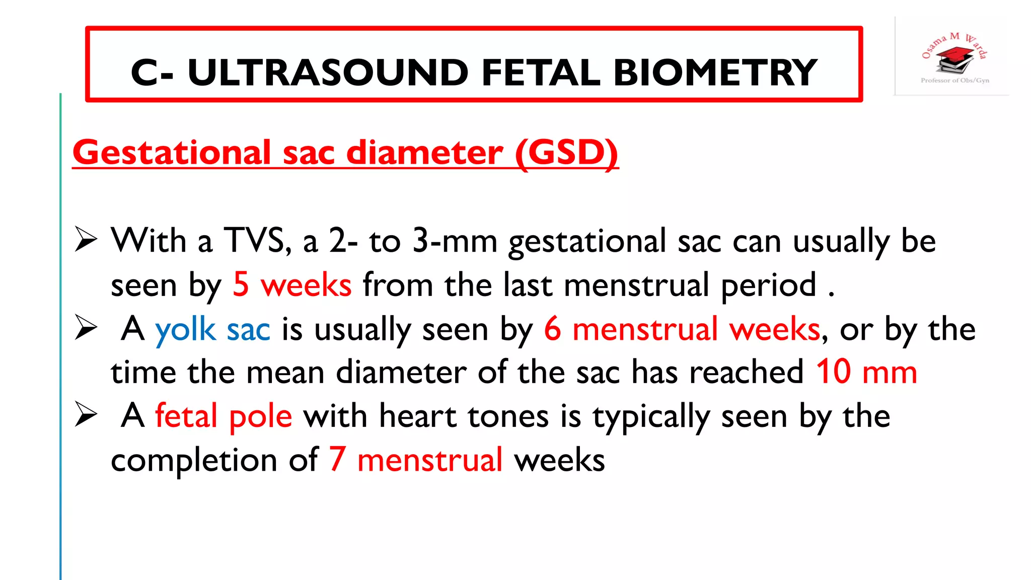 ESTIMATION OF GESTATIONAL AGE | PDF