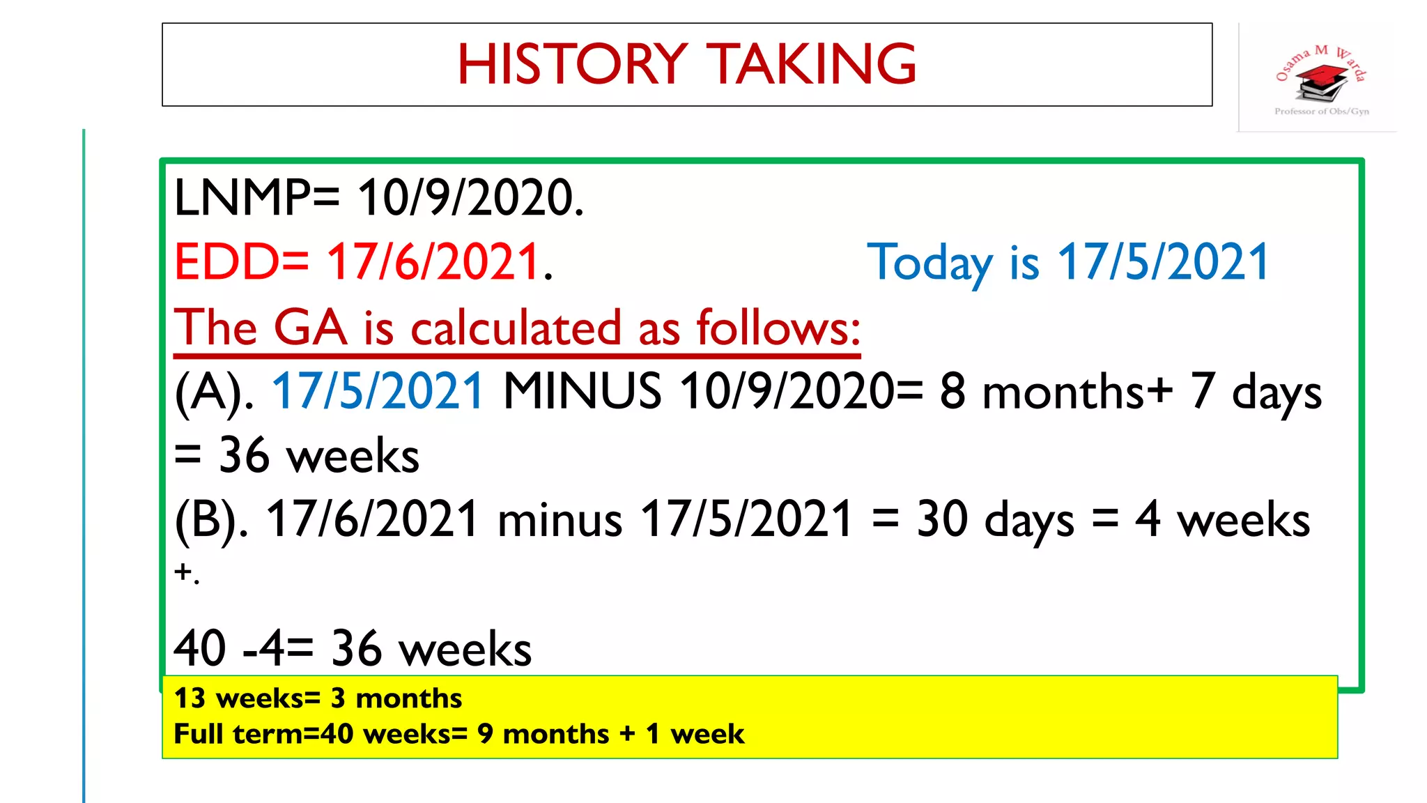 ESTIMATION OF GESTATIONAL AGE | PDF