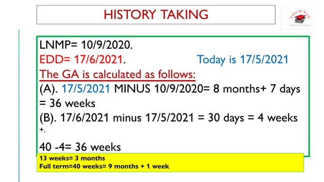 ESTIMATION OF GESTATIONAL AGE | PDF | Pregnancy | Reproductive Health