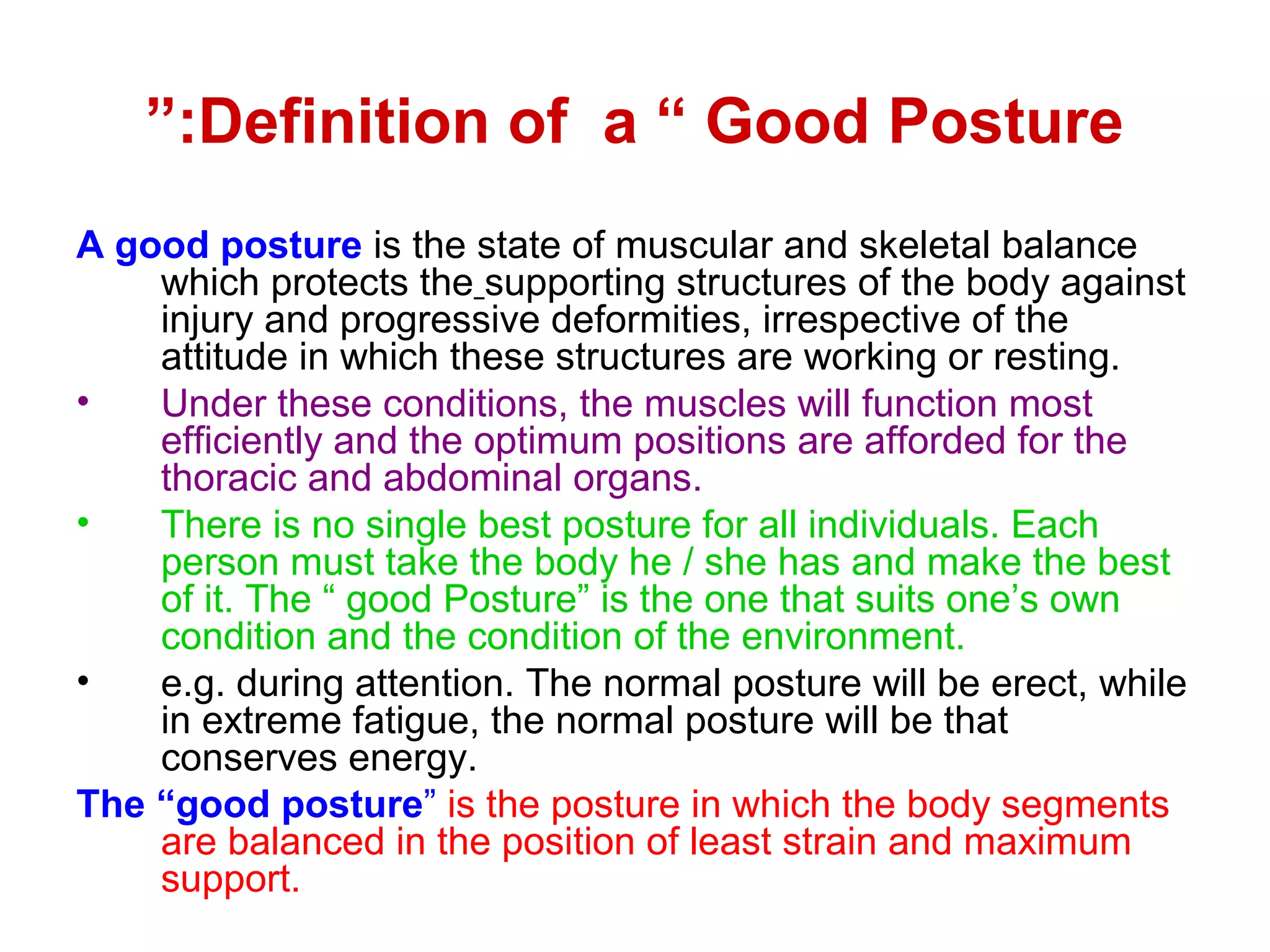 1 human posture | PPT