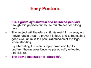 HUMAN POSTURE and it is help full for physiotherapy and neursing ...