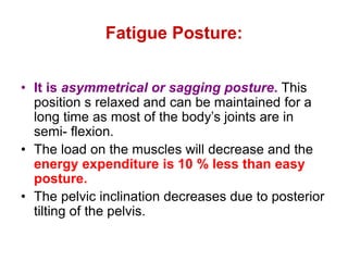 HUMAN POSTURE and it is help full for physiotherapy and neursing ...