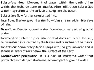 1 hydrology | PPTX