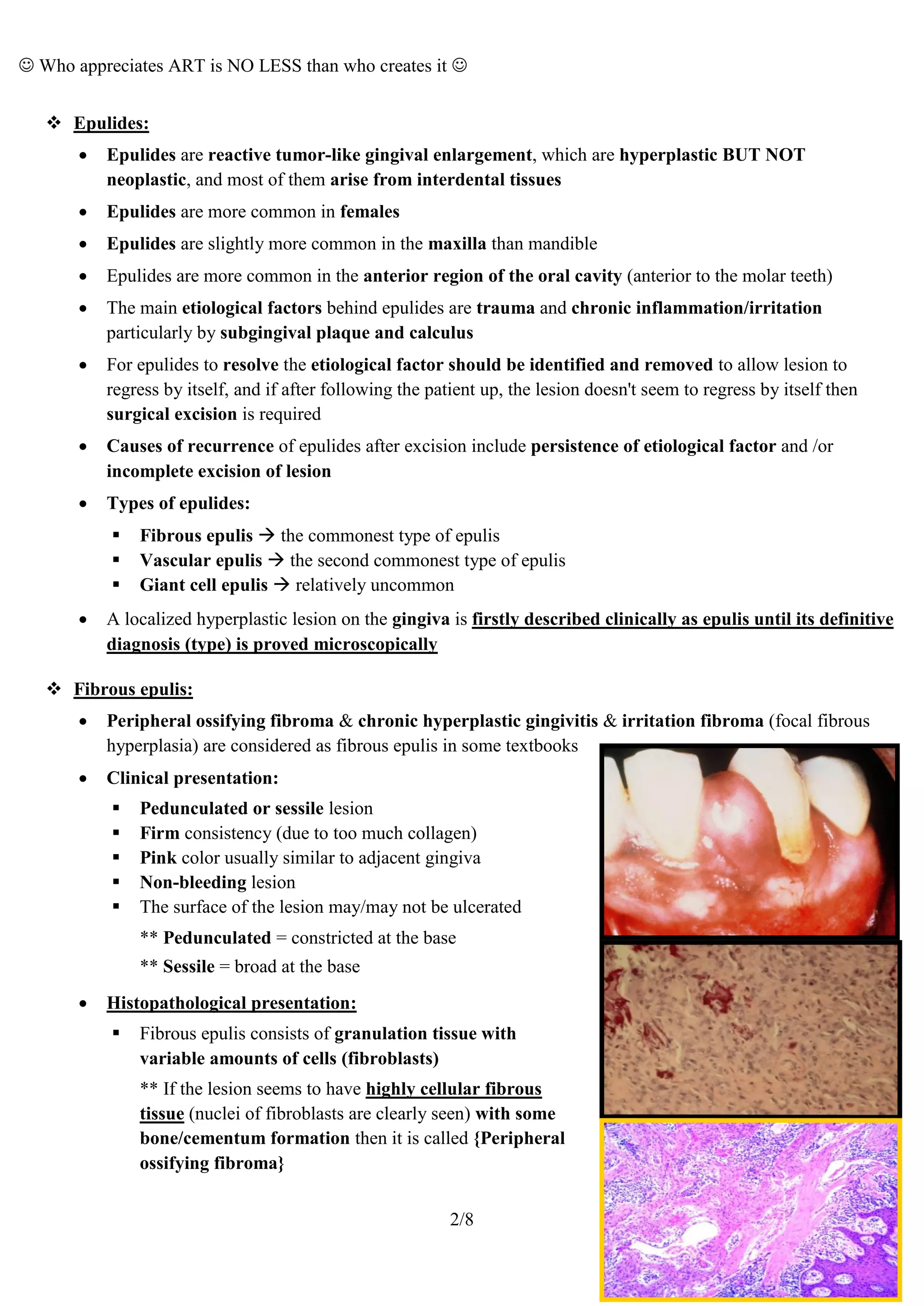 1 hyperplasia of oral mucosa | PDF