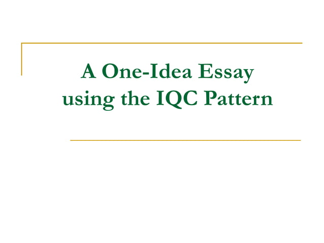 IQC PowerPoint | PPT