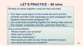 1-IELTS_Writing in structure/guide/practice | PPTX