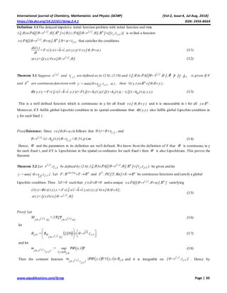 Existence and Uniqueness Result for a Class of Impulsive Delay Differential Equations | PDF