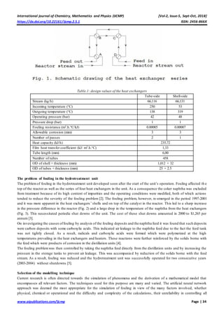 Modelling of fouling in heat exchangers using the Artificial Neural ...