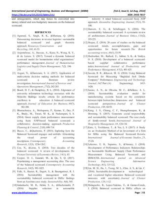 The Relationship between balanced Scorecard and Cost Reduction: An ...