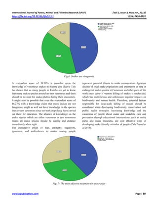 The Assessment of Human-Snake Interaction and its Outcome in the City ...
