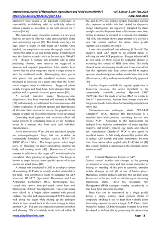 Combatting Huanglongbing in Organic Systems | PDF