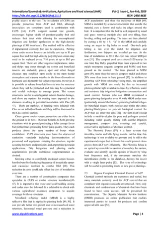 Combatting Huanglongbing in Organic Systems | PDF