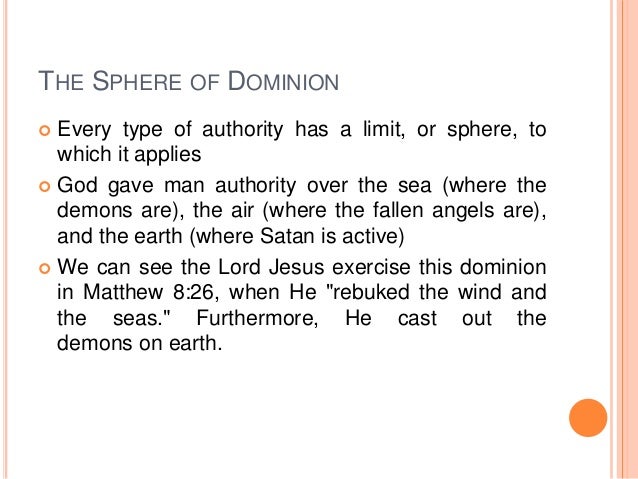 1 Image and Dominion