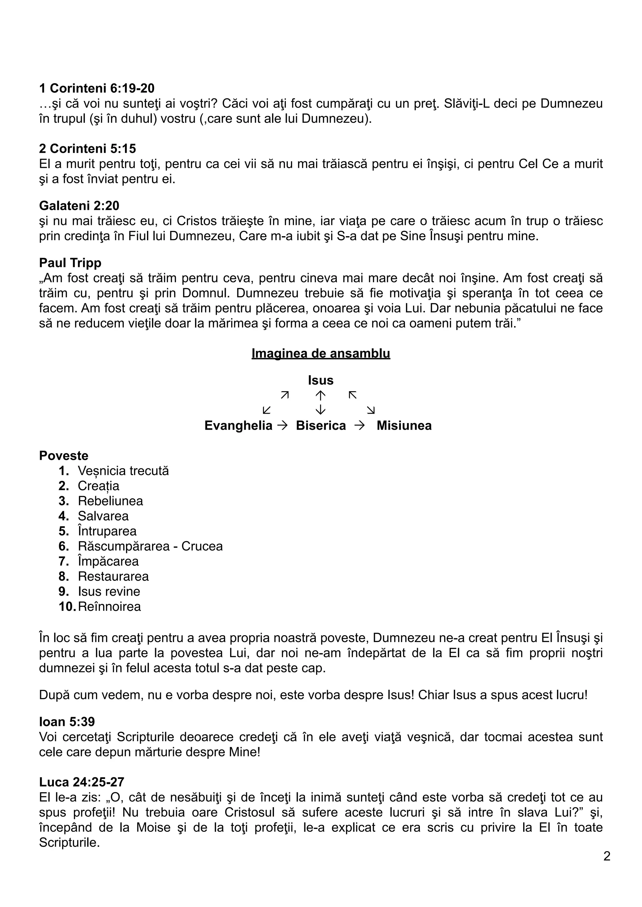 1. Imaginea de ansamblu - Isus notițe | PDF