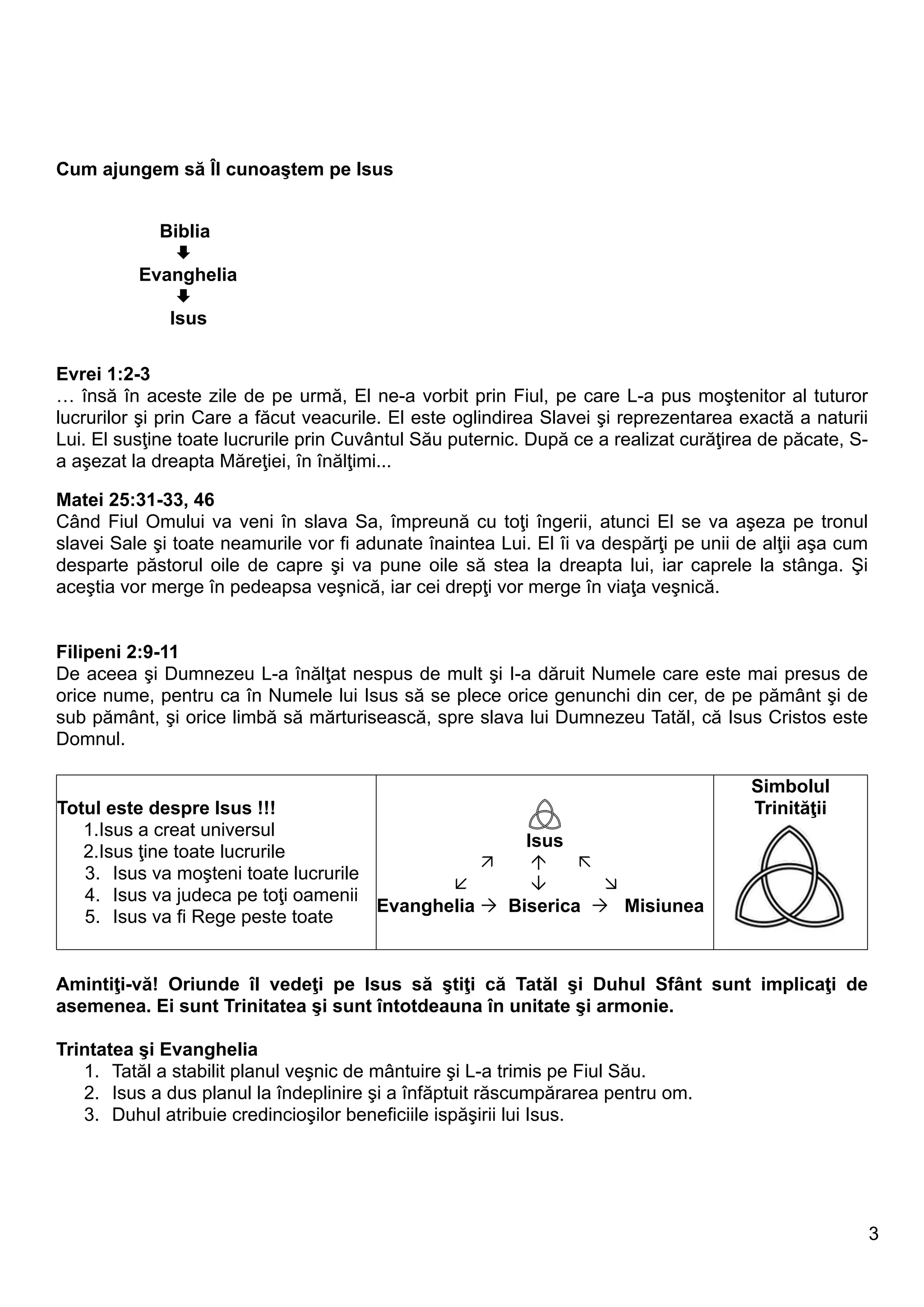 1. Imaginea de ansamblu - Isus notițe | PDF