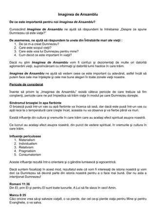 1. Imaginea de ansamblu - Isus notițe | PDF