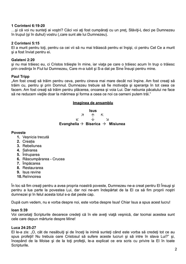 1. Imaginea de ansamblu - Isus notițe | PDF