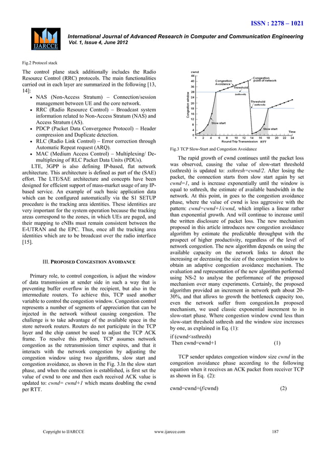 1 Improvement Of Tcp Congestion Window Over Lte Pdf