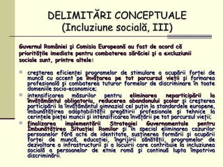 1. Incluziune Sociala | PPT