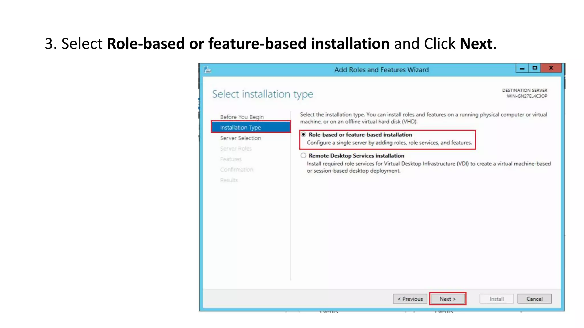 Install Active Directory And Configure Domain Controller Pptx
