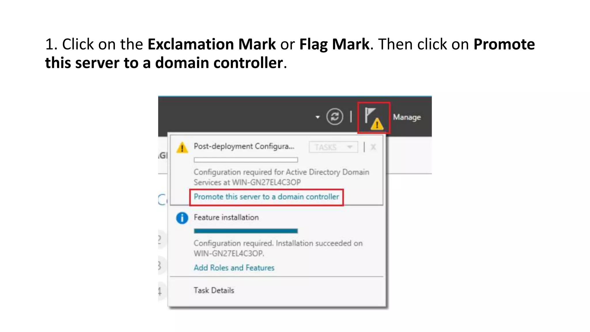 install active directory and configure domain controller | PPTX