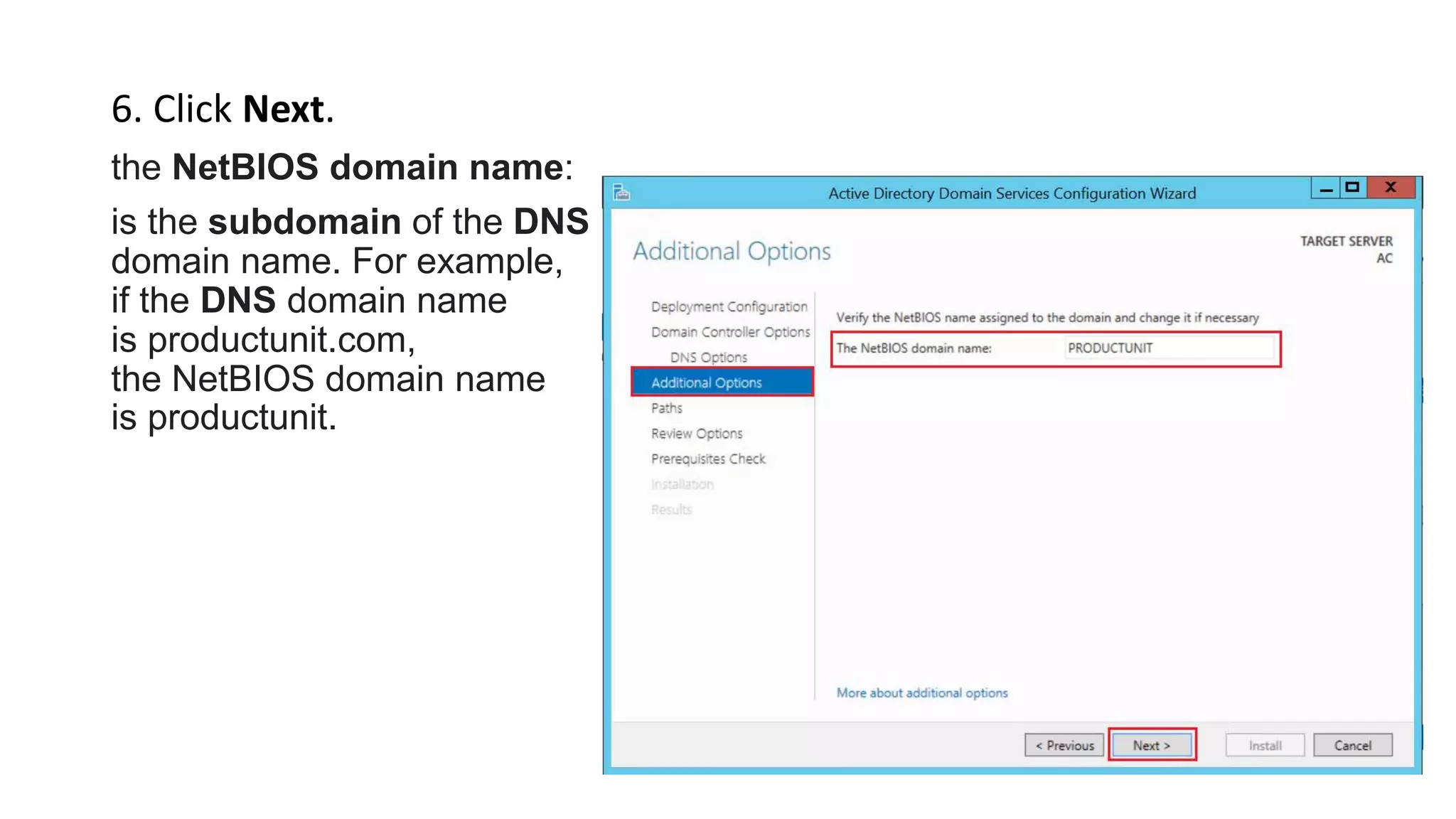 install active directory and configure domain controller | PPTX