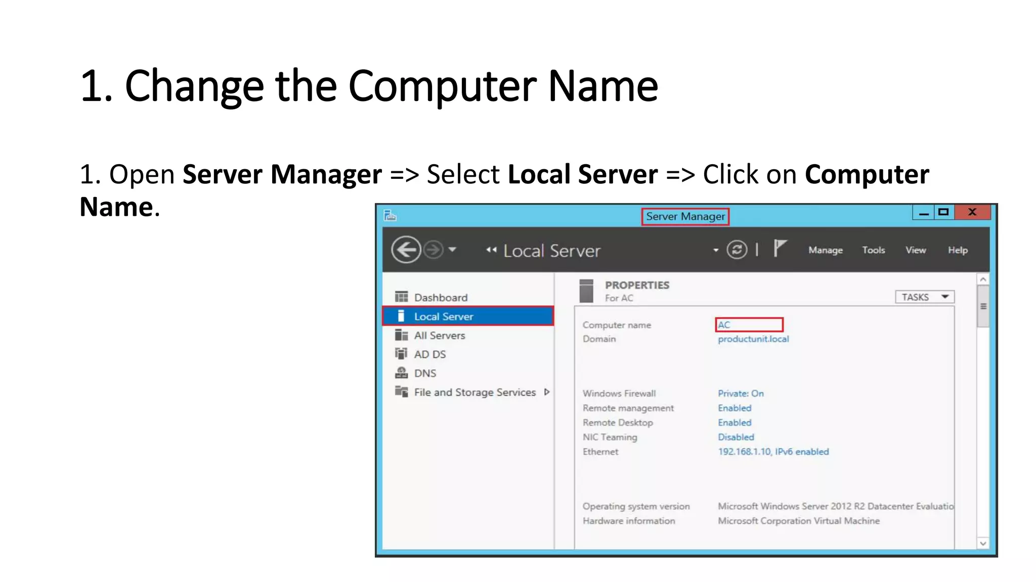 install active directory and configure domain controller | PPTX