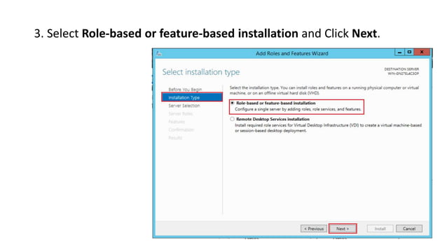 install active directory and configure domain controller | PPTX | Computer Networking | Computing