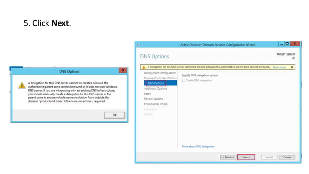 install active directory and configure domain controller | PPTX | Computer Networking | Computing