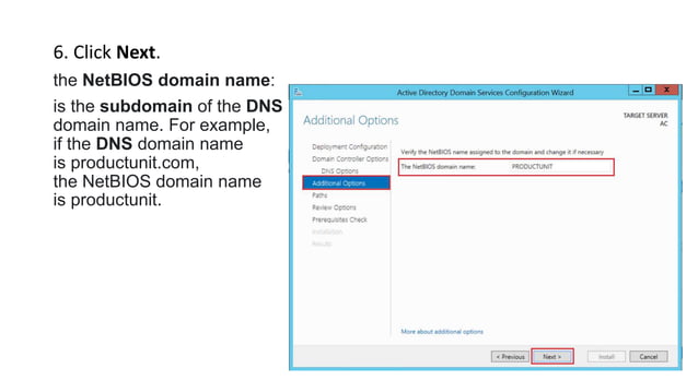 install active directory and configure domain controller | PPTX | Computer Networking | Computing