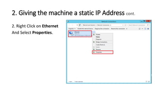 install active directory and configure domain controller | PPTX