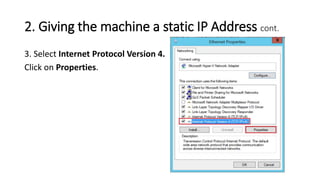 install active directory and configure domain controller | PPTX