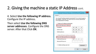 install active directory and configure domain controller | PPTX