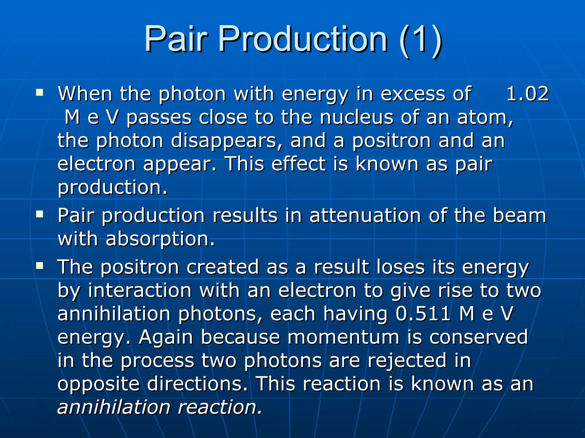 Interaction of Radiation with Matter | PPT
