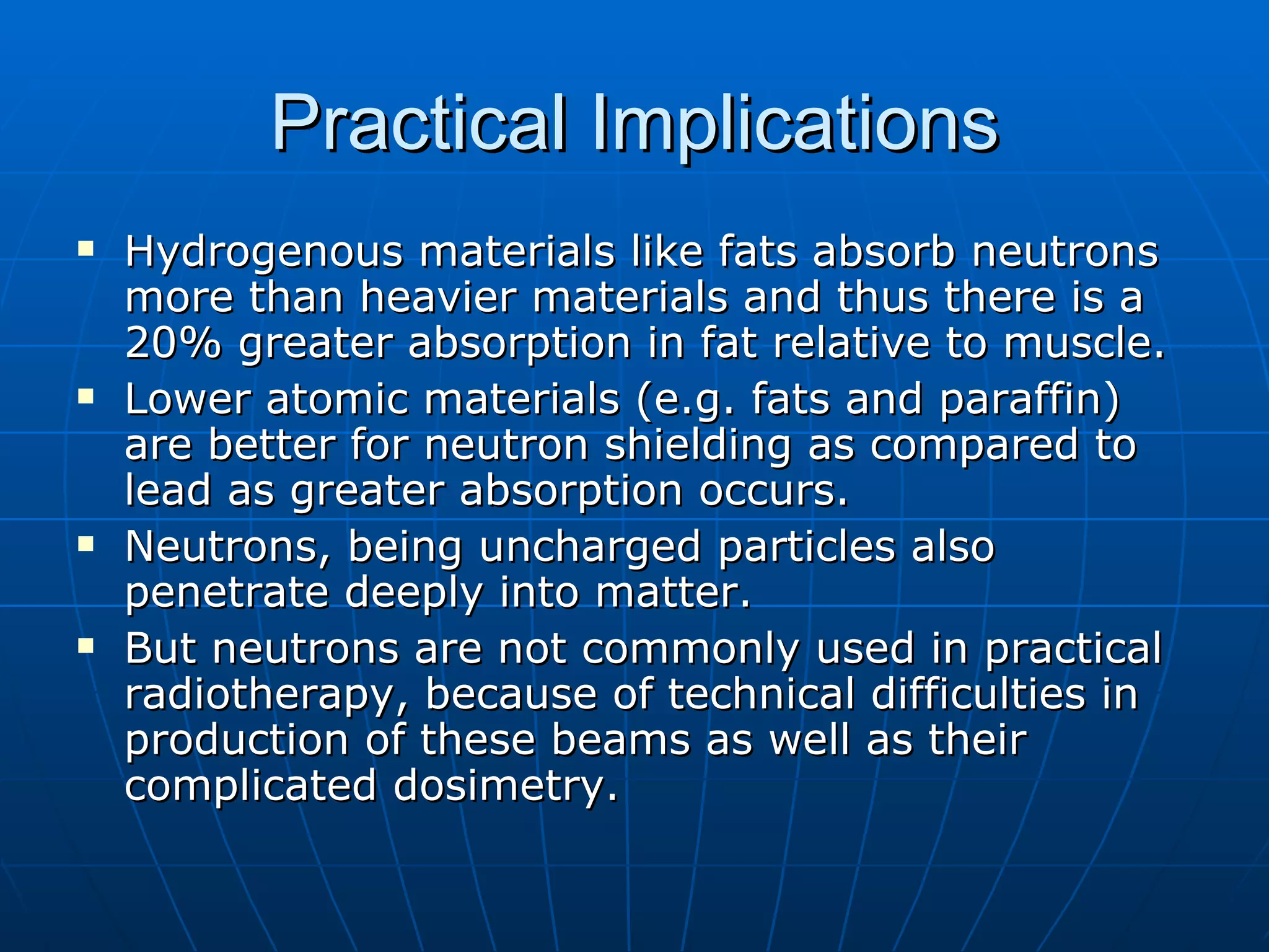 Interaction of Radiation with Matter | PPT