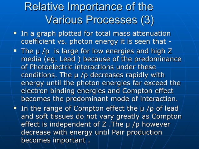 Interaction of Radiation with Matter | PPT | Physics | Science
