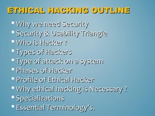 Introduction to Hacking | PPT