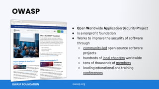 0x01 - Securing the Web: The Road To OWASP Global AppSec Lisbon | PDF | Technology & Computing