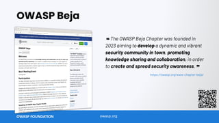 0x01 - Securing the Web: The Road To OWASP Global AppSec Lisbon | PDF | Technology & Computing