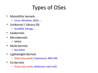 Introduction to Operating system and graduate | PPT