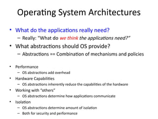Introduction to Operating system and graduate | PPT