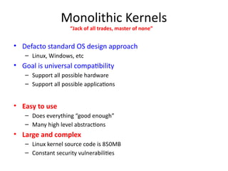 Introduction to Operating system and graduate | PPT