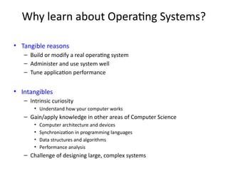 Introduction to Operating system and graduate | PPT