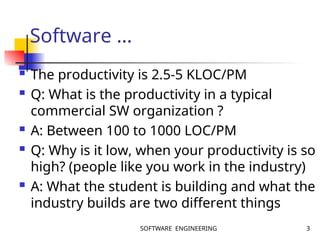 IntroIntroduction to Software Engineering | PPT