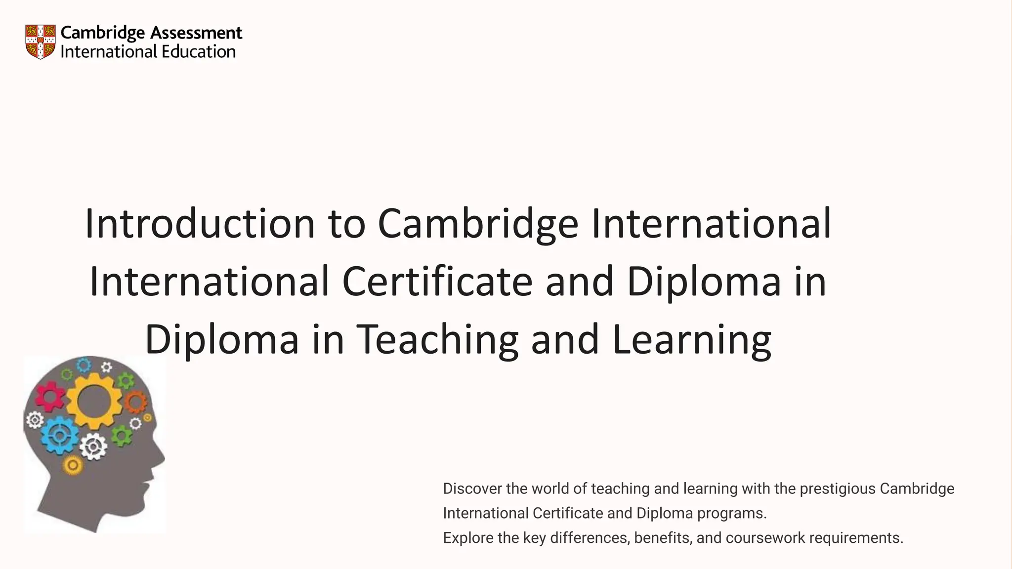 Comprehensive Guide to Cambridge International Certificate and Diploma ...