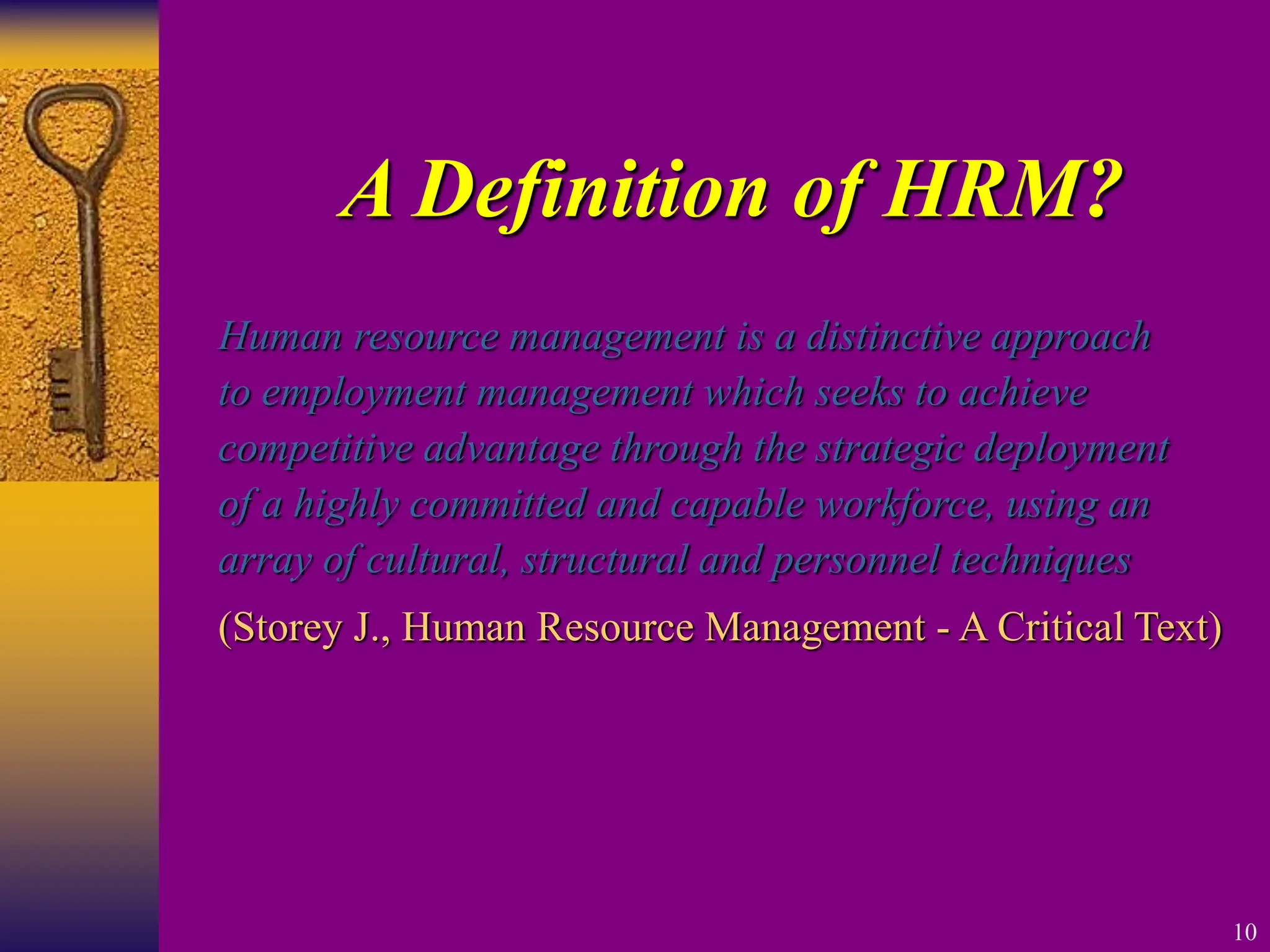 Introduction to Human Resource Management Chapter 1 | PPT